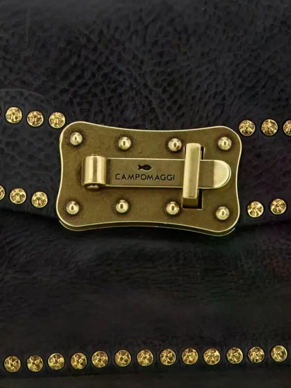 CAMPOMAGGI Agnese Studded Leather Shoulder Bag