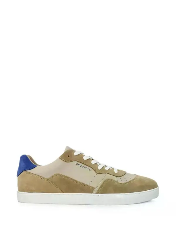 GROUNDIES Nova Perforated Panelled Sneakers