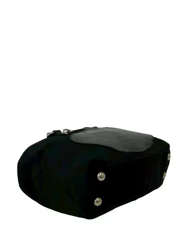 Prada 2010-2026 Tessuto Canapa Logo Satchel