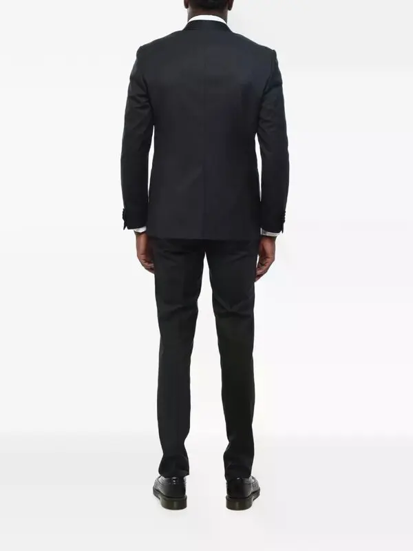 Corneliani Academy Satin-lapel Suit - Black