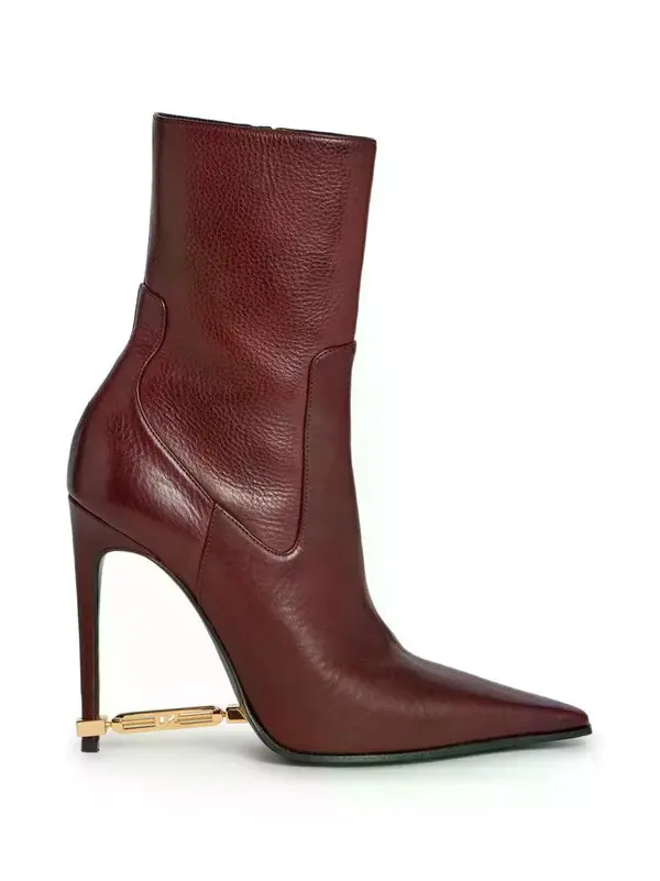 Dsquared2 Metal-bar Heeled Ankle Boots
