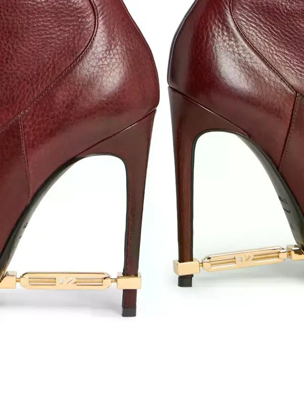 Dsquared2 Metal-bar Heeled Ankle Boots