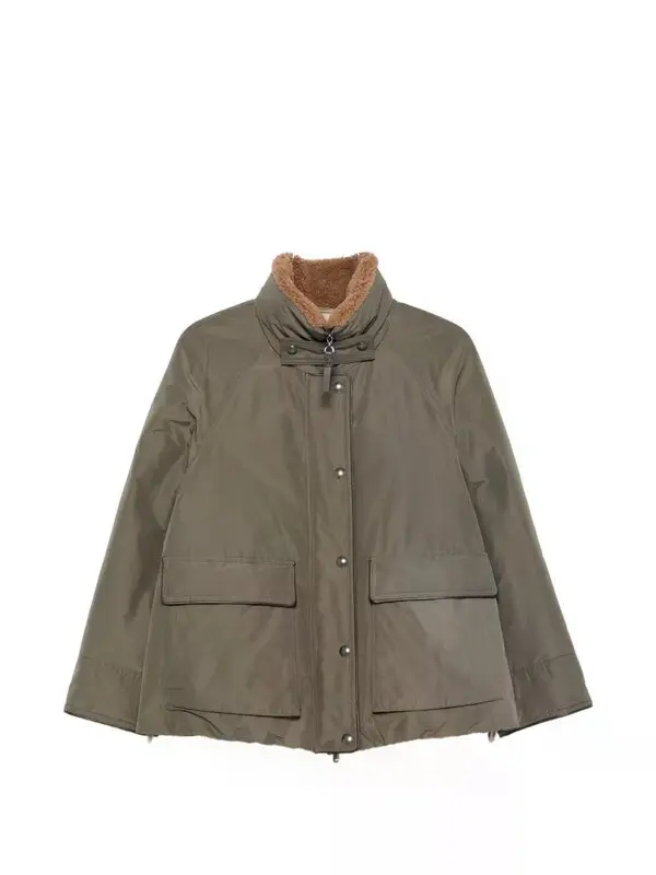 Brunello Cucinelli Shearling-collar Press-stud Jacket