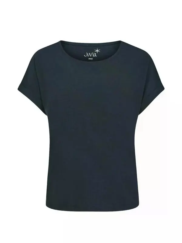 JUVIA Slub-texture Boxy T-shirt