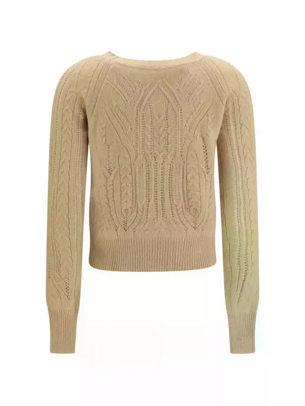 Ermanno Scervino Cable-knit Cashmere Sweater
