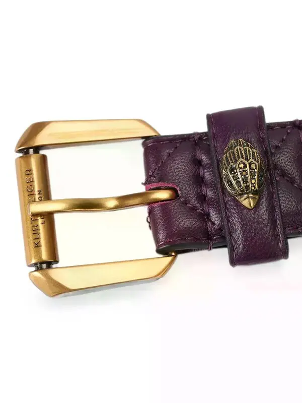 Kurt Geiger Eagle Head Quilted Belt