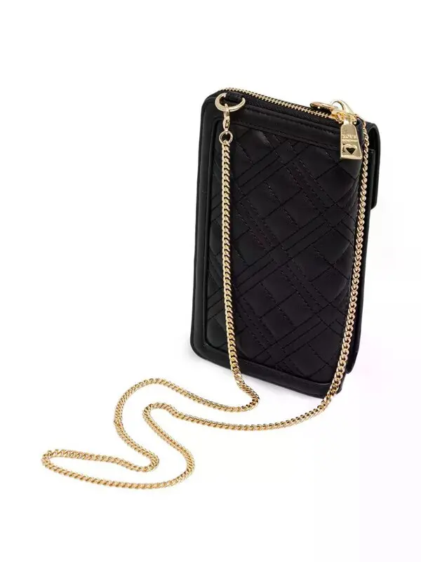 Moschino Quilted Logo-plaque Wallet