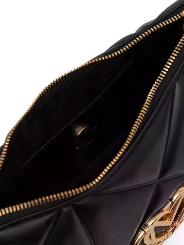 Moschino Quilted Logo-plaque Tote Bag