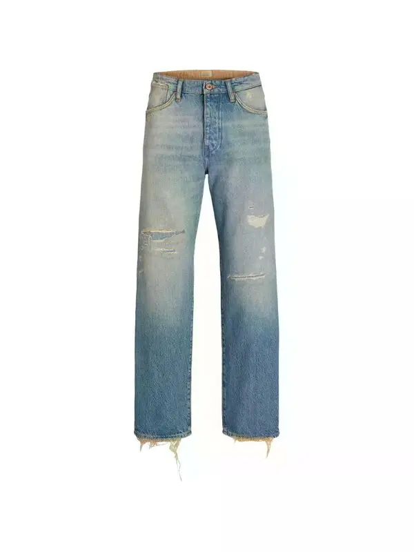R.D.D. BY JACK JONES Distressed Whiskered Jeans