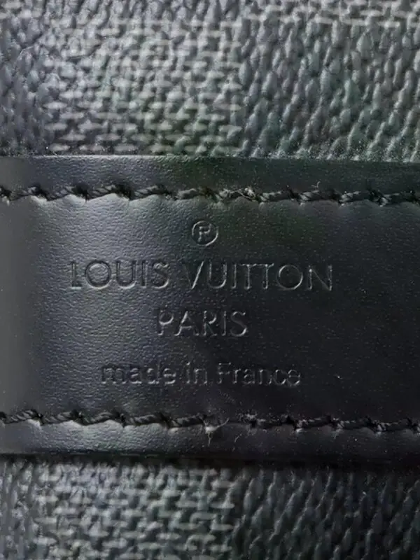 LOUIS VUITTON 2013 Damier Graphite Keepall Bandouliere 55 Travel Bag