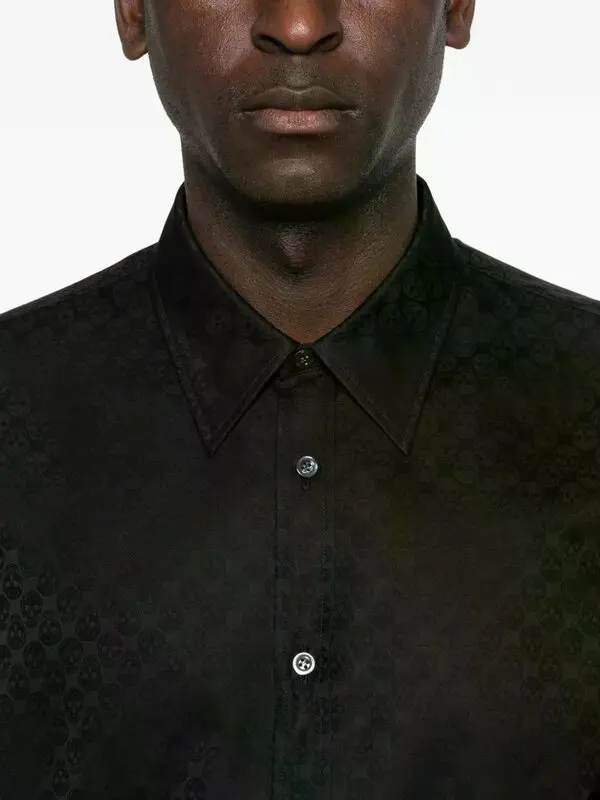 Alexander McQueen Skull-pattern Shirt