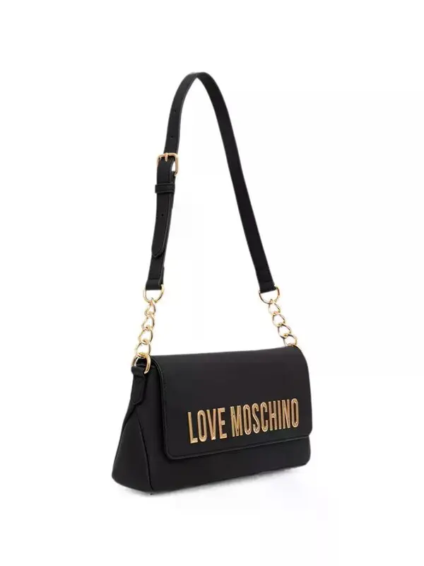 Moschino Logo-lettering Chain-link Tote Bag