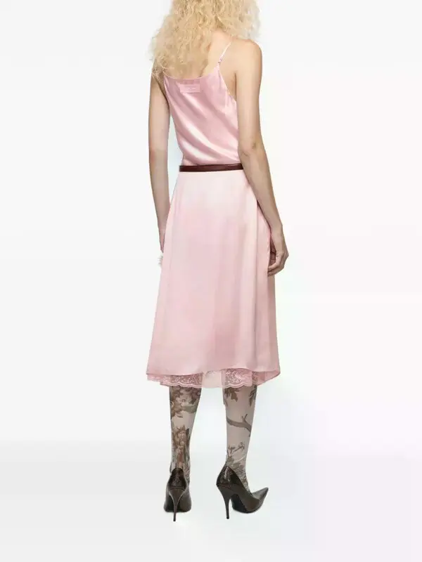 Acne Studios Shiny Satin Slip Dress