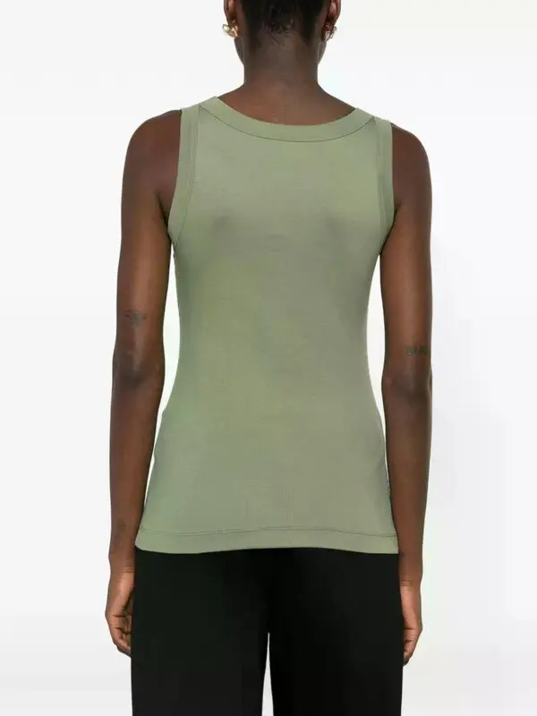 MARCCAIN Scoop Neck Ribbed Tank Top