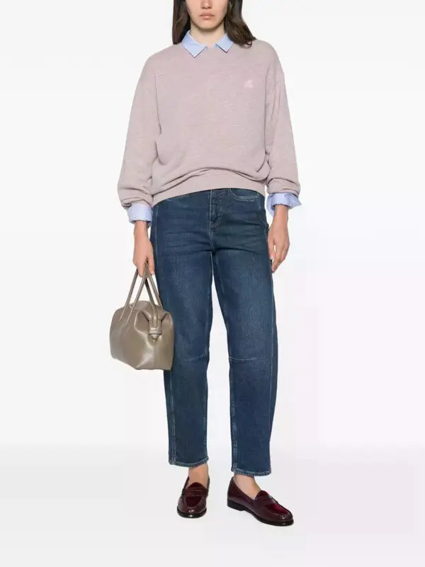MAISON123 Lesly Logo-embroidered Sweatshirt