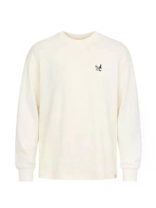 REVOLUTION NOW Embroidered-motif Crew-neck Sweater