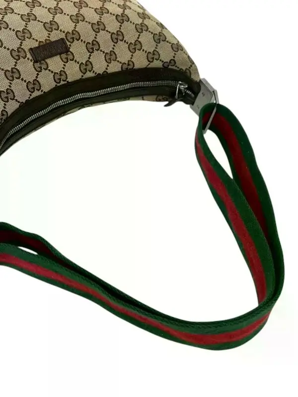 Gucci 2000-2015 Gg Canvas Web Crossbody Bag
