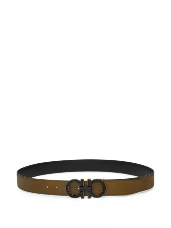 FERRAGAMO Reversible And Adjustable Gancini Belt