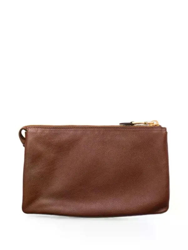 Prada Leather Zipper Pouch