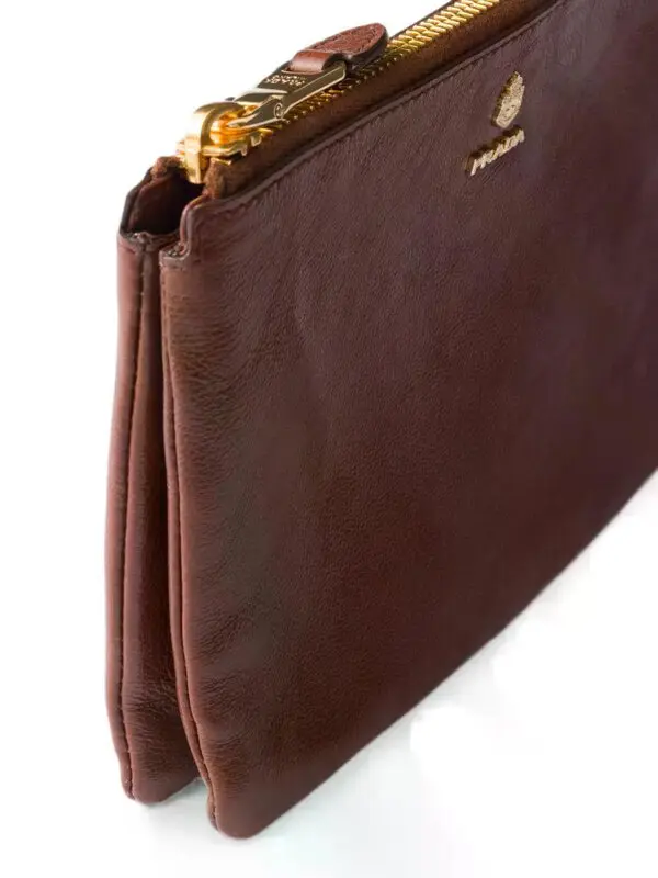 Prada Leather Zipper Pouch