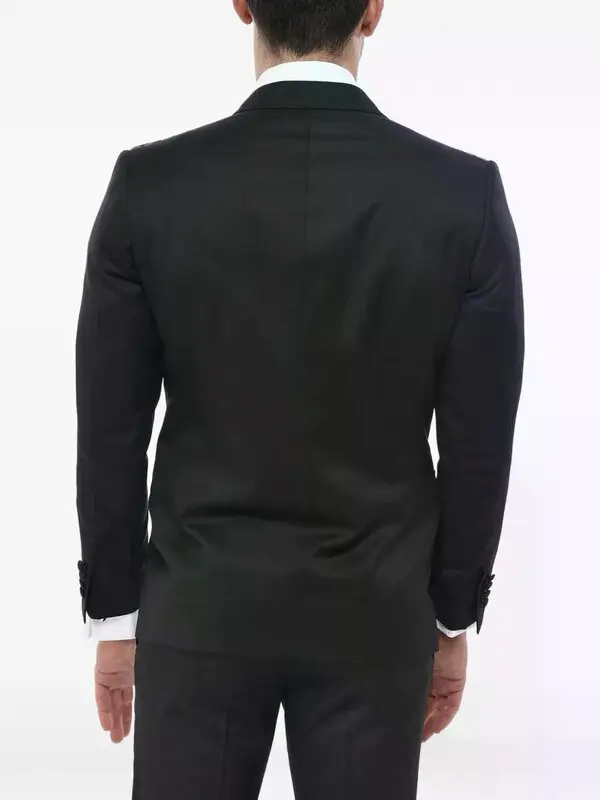 Corneliani Satin Peak-lapel Wool Suit