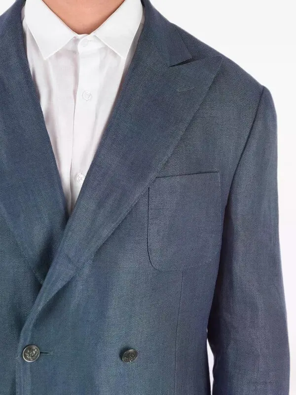 Corneliani Double-breasted Peak-lapel Blazer