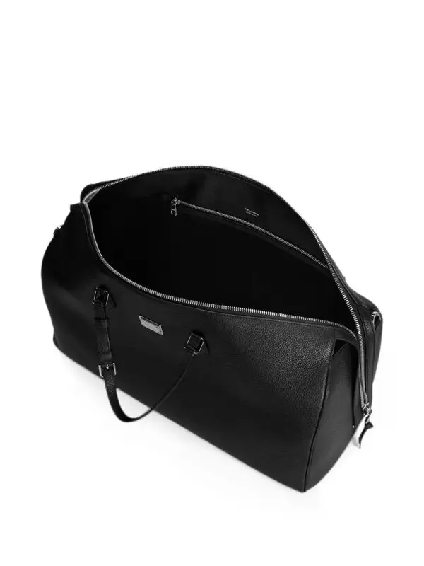 Dolce & Gabbana Vittoria Travel Bag In Calfskin - Black