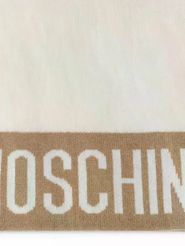 Moschino Logo-intarsia Scarf