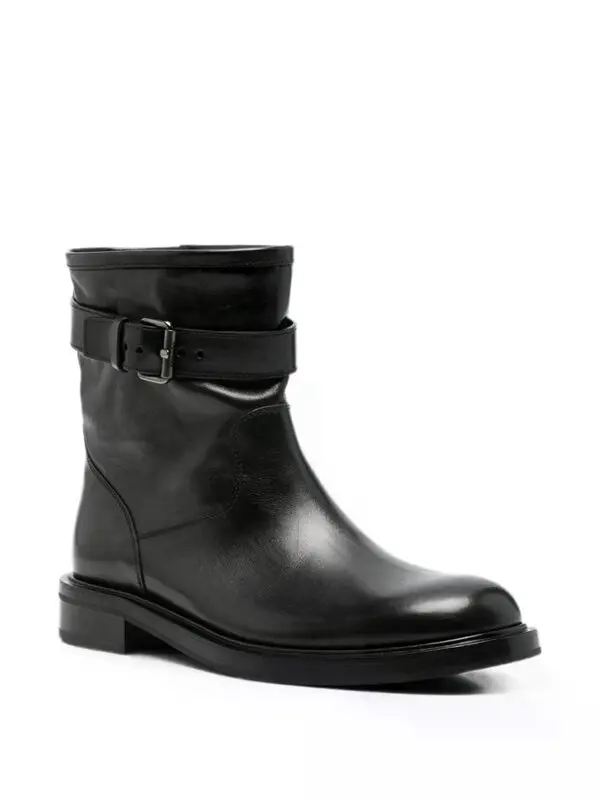 Church's Buckled Leather Ankle Boots