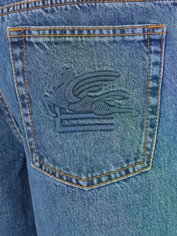 Etro Pegaso-embroidered Flared Jeans