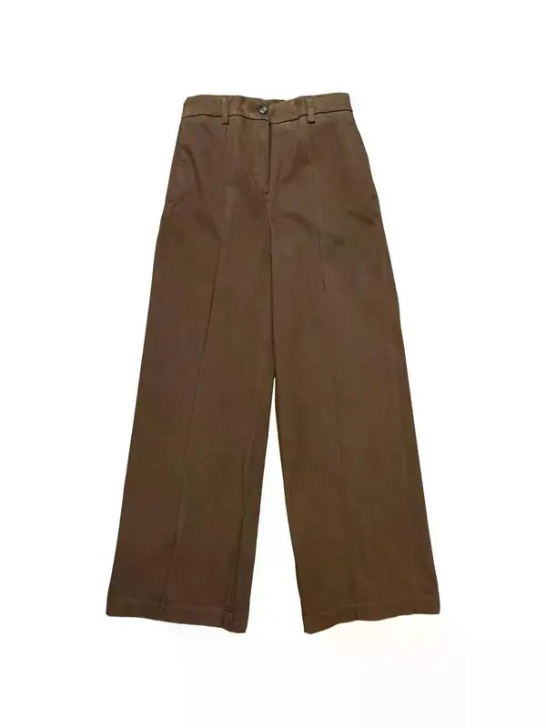 Eleventy Wide-leg Tailored Trousers