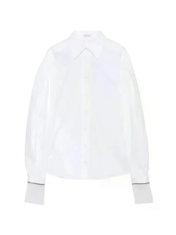 Brunello Cucinelli Puff-sleeve Cotton Shirt