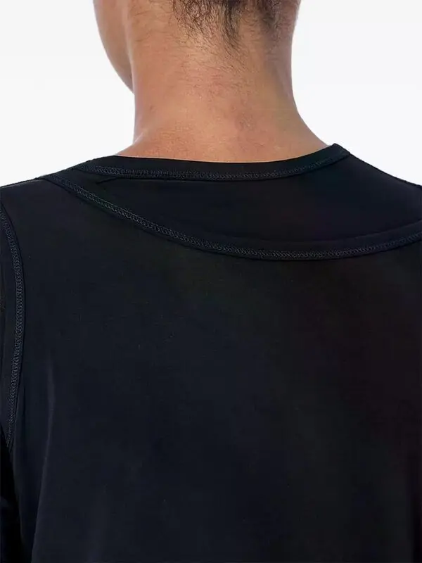 Issey Miyake Cropped Long Sleeve Top