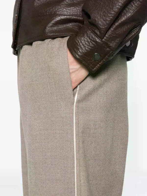 Carven Side-stripe Wide-leg Trousers