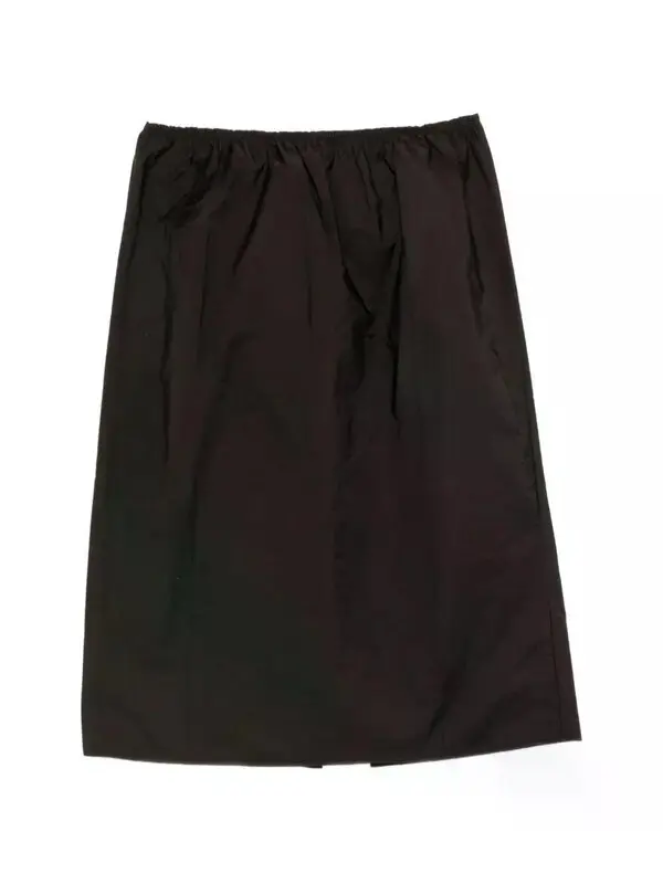Carven Pearl-embellished Gathered Midi Skirt
