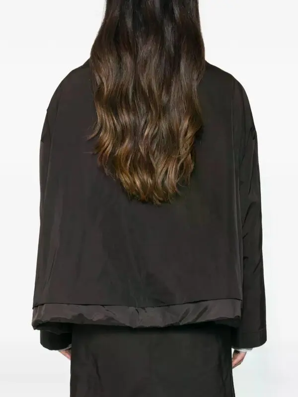Carven Pearl Pendant Funnel-neck Raincoat