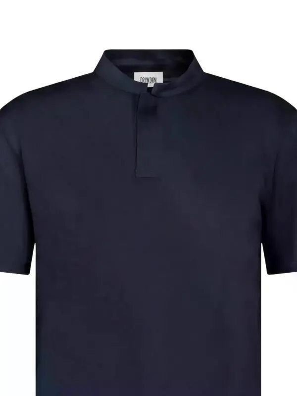 DRYKORN Louis Band-collar Polo Shirt