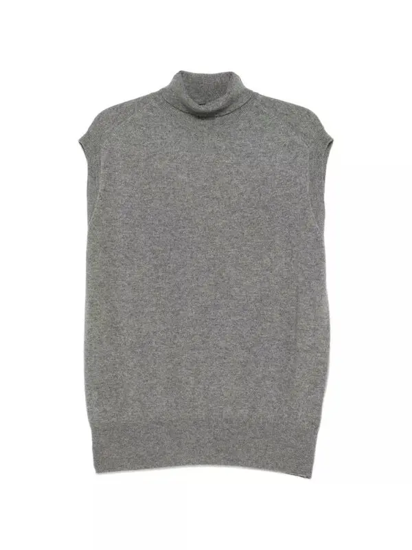 Sofie D'hoore Roll-neck Sleeveless Vest
