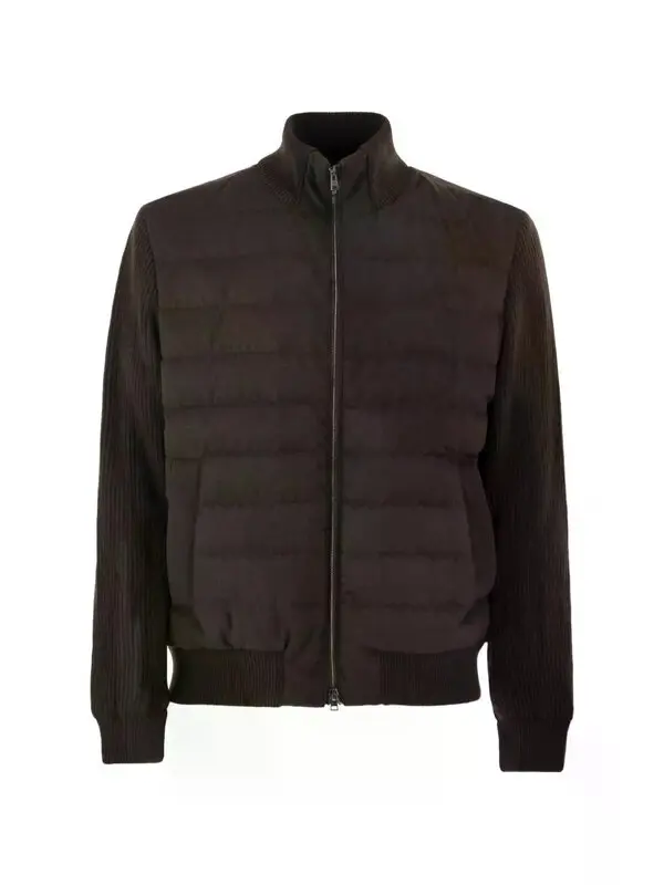 Herno Quilted-knit Padded Jacket