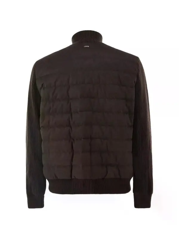 Herno Quilted-knit Padded Jacket