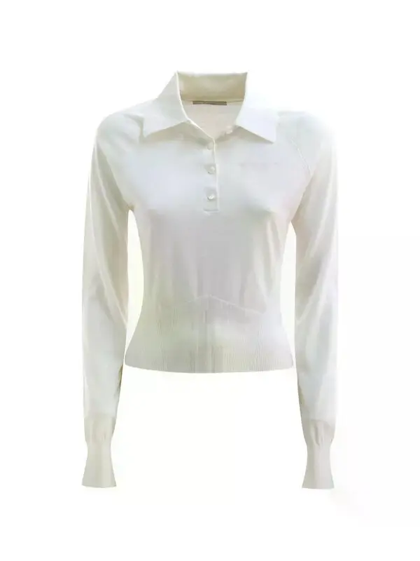 Givenchy Polo In Cotton And Silk