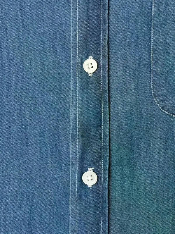 Hartford Denim-patch Pocket Shirt