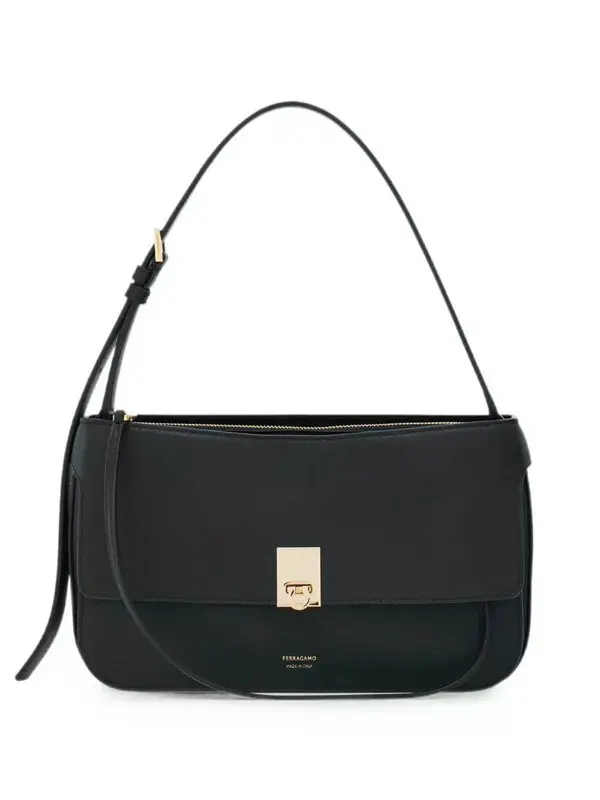 FERRAGAMO Xs Cara Shoulder Bag - Black