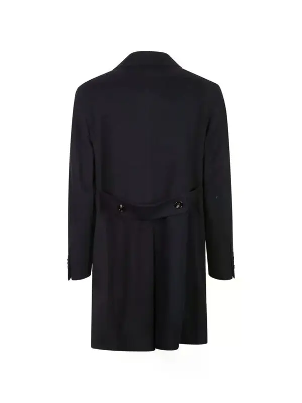 Tagliatore Wool Double-breasted Coat - Blue