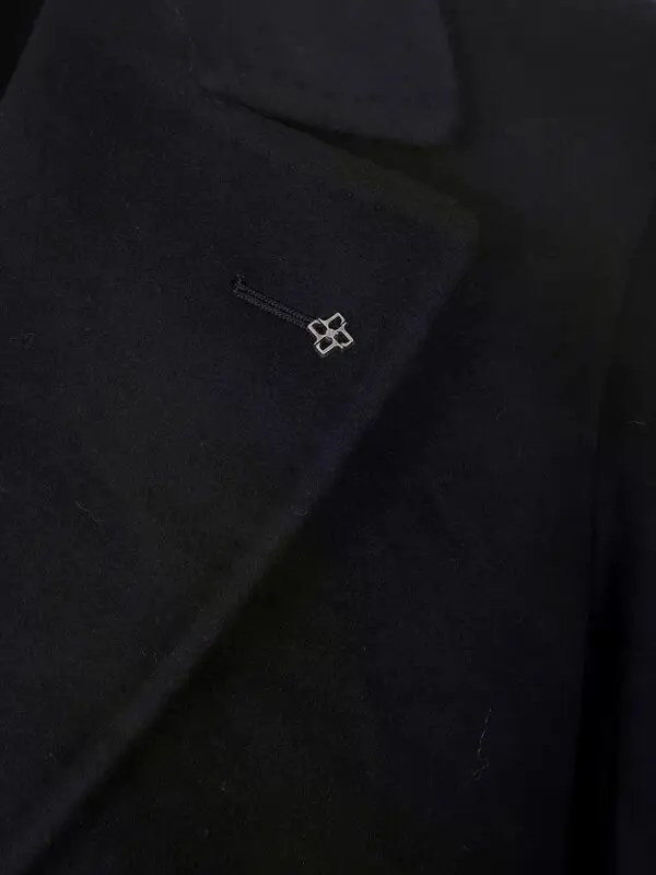 Tagliatore Wool Double-breasted Coat - Blue