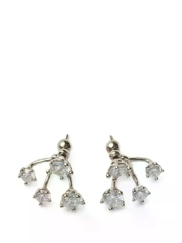 PANCONESI Constellation Cluster Dangle Earrings - Silver