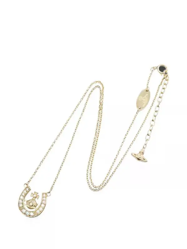 VIVIENNE WESTWOOD Mare Orb Horseshoe Necklace - Gold