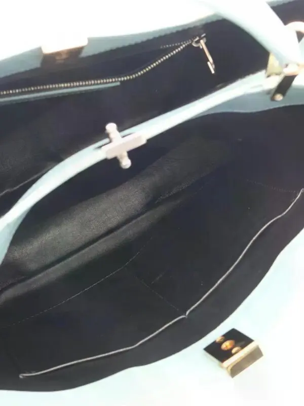 Balenciaga 2000s Le Dis Leather Tote Bag - Blue