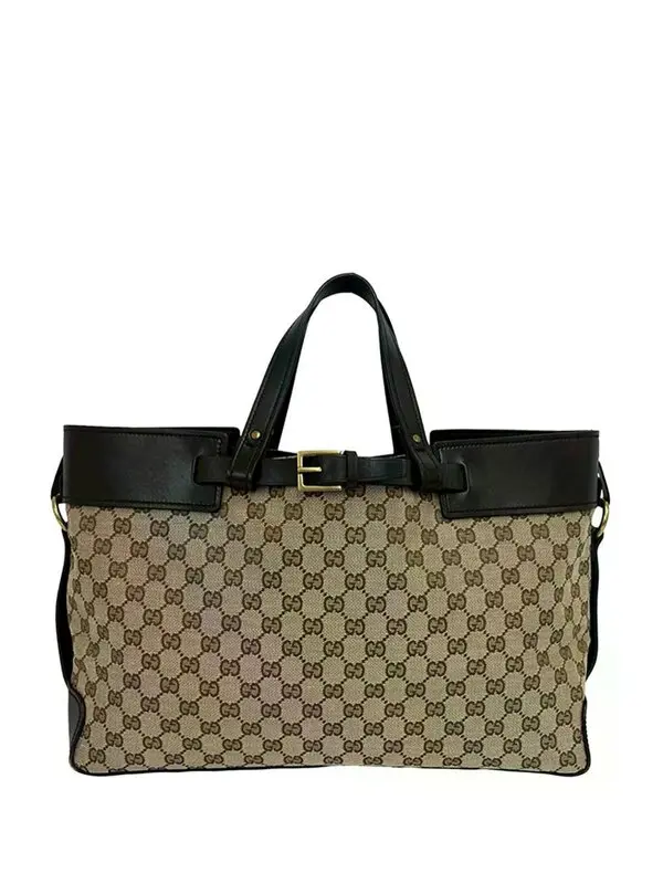 Gucci 2000-2015 Gg Canvas Tote Bag - Neutrals