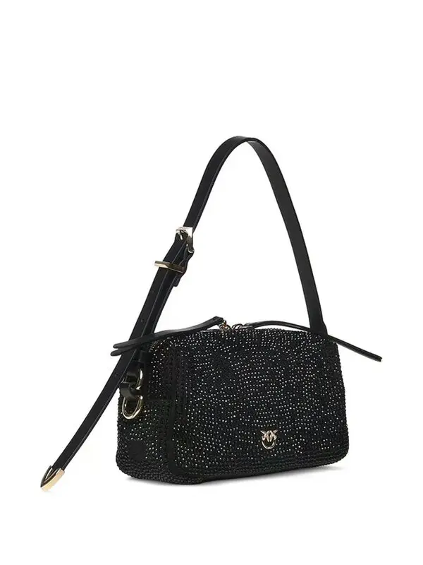 Pinko Love Birds Crystal-embellished Shoulder Bag